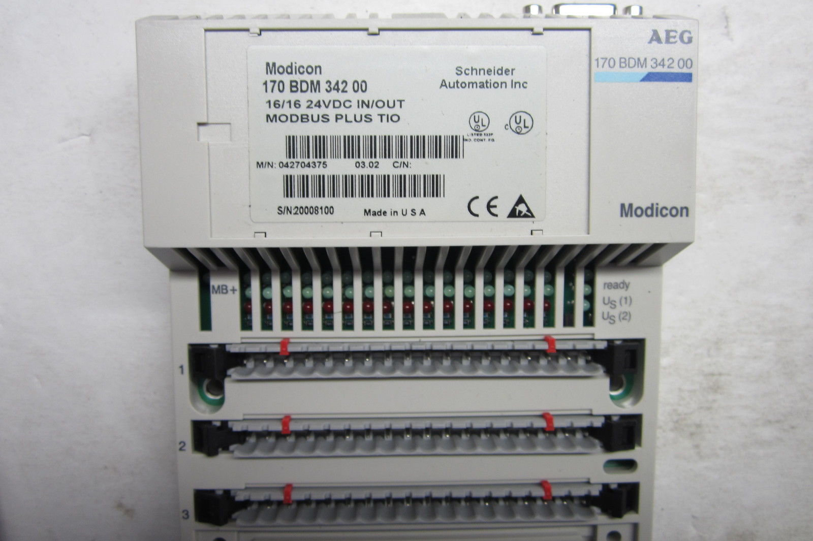 NEW MODICON 170-BDM-342-00 I/O MODULE 170BDM34200 - SB Industrial ...