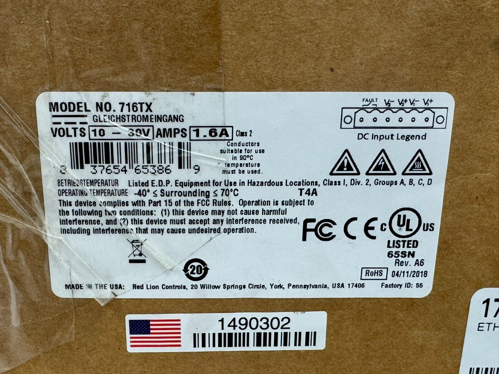 NEW N-TRON 716TX ETHERNET SWITCH 16-PORT 10-30VDC - SB Industrial ...