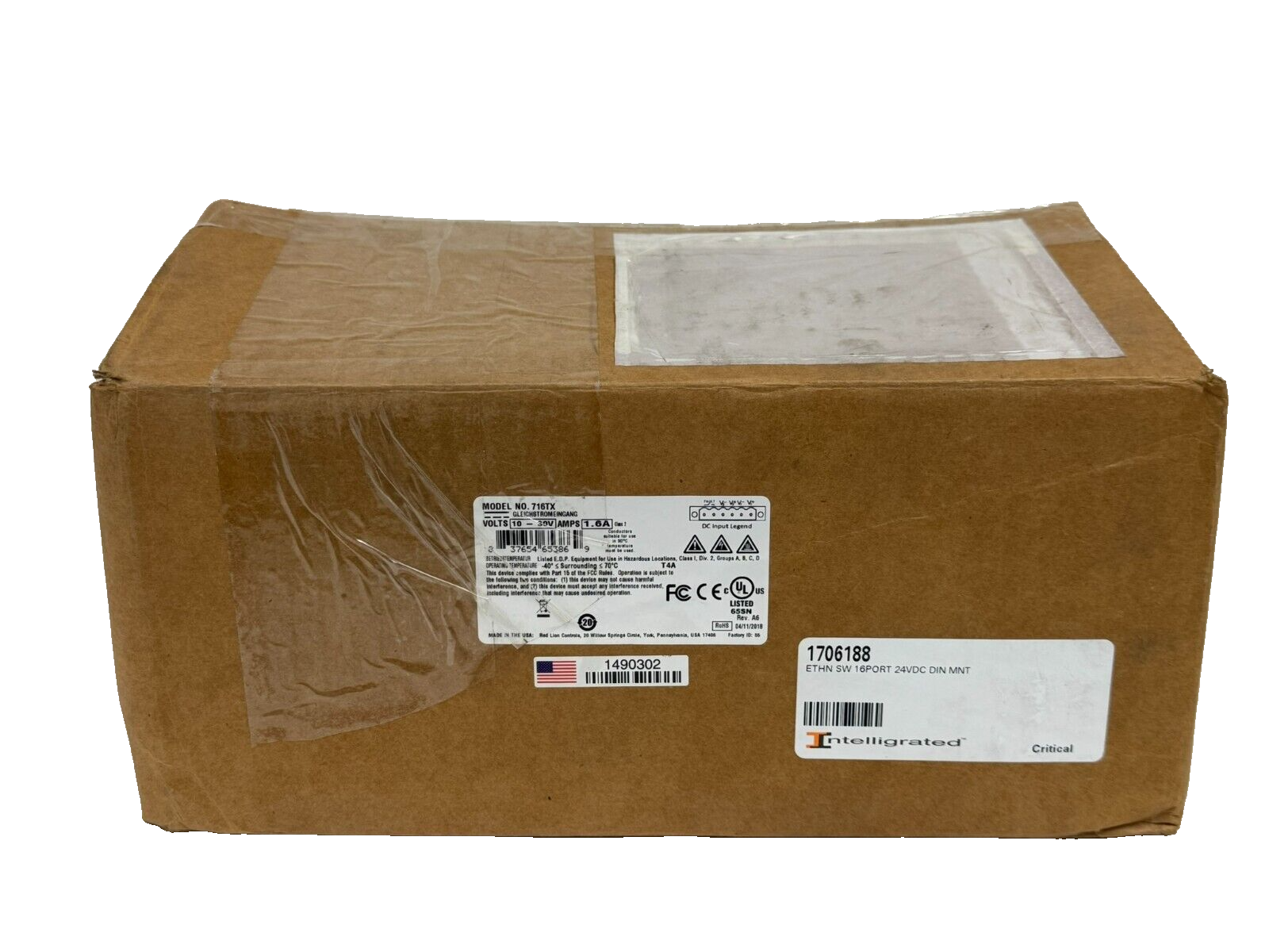 NEW N-TRON 716TX ETHERNET SWITCH 16-PORT 10-30VDC - SB Industrial ...