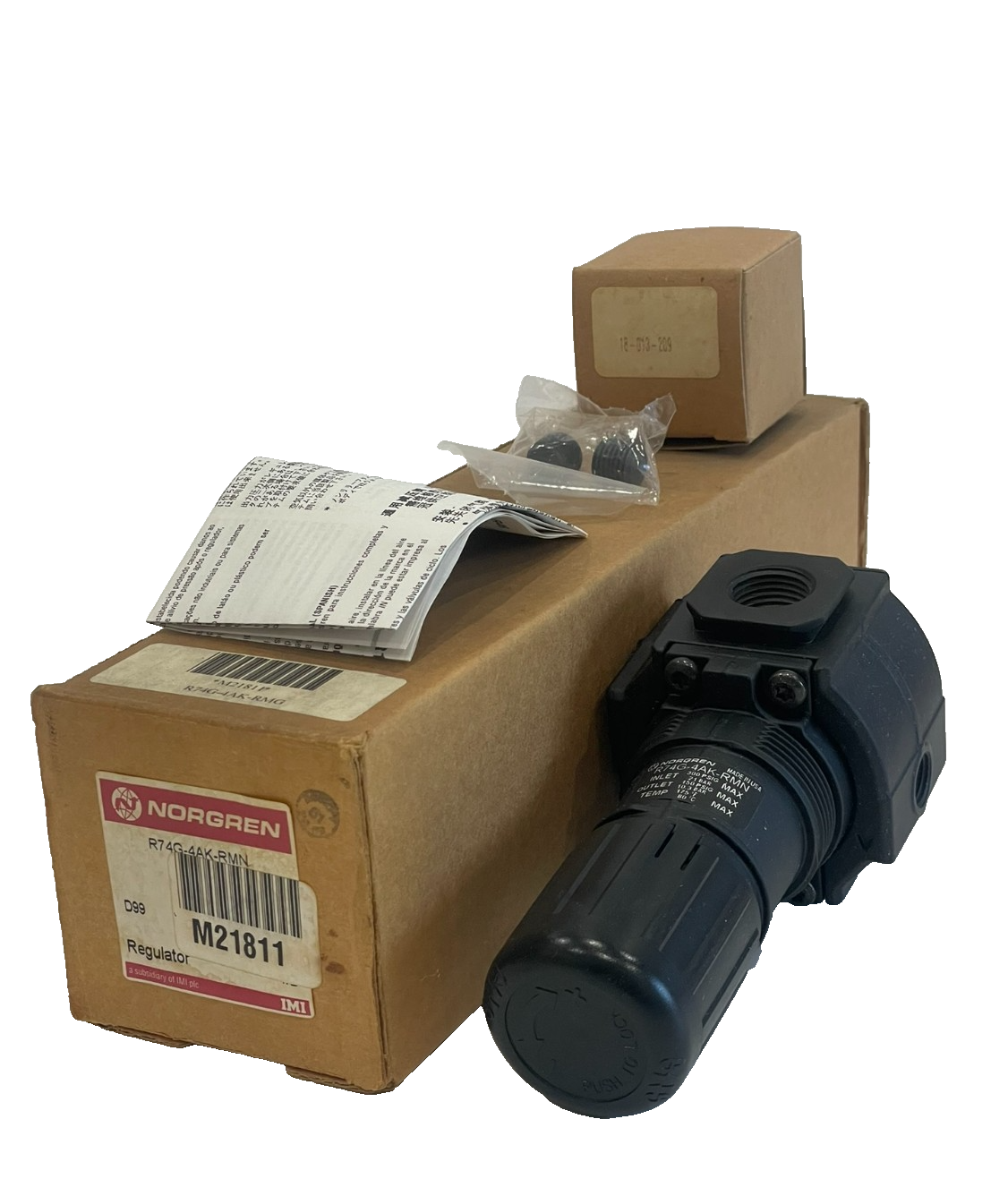 NEW NORGREN R74G-4AK-RMN COMPRESSED AIR REGULATOR 1/2" NPT R74G4AKRMN ...