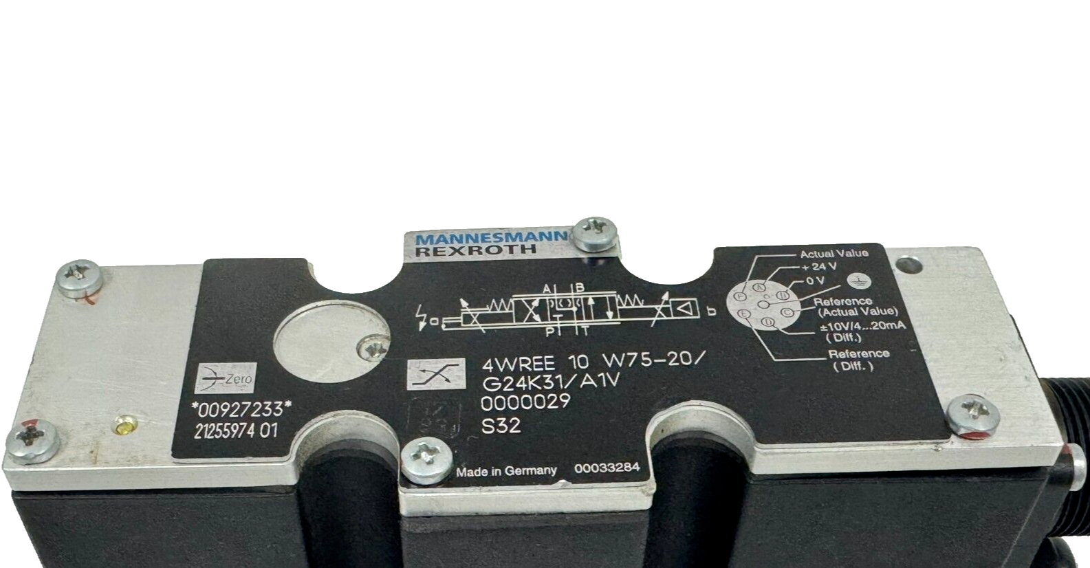 NEW REXROTH 4WREE-10-W75-20/G24K31/A1V HYDRAULIC VALVE R900927233 ...
