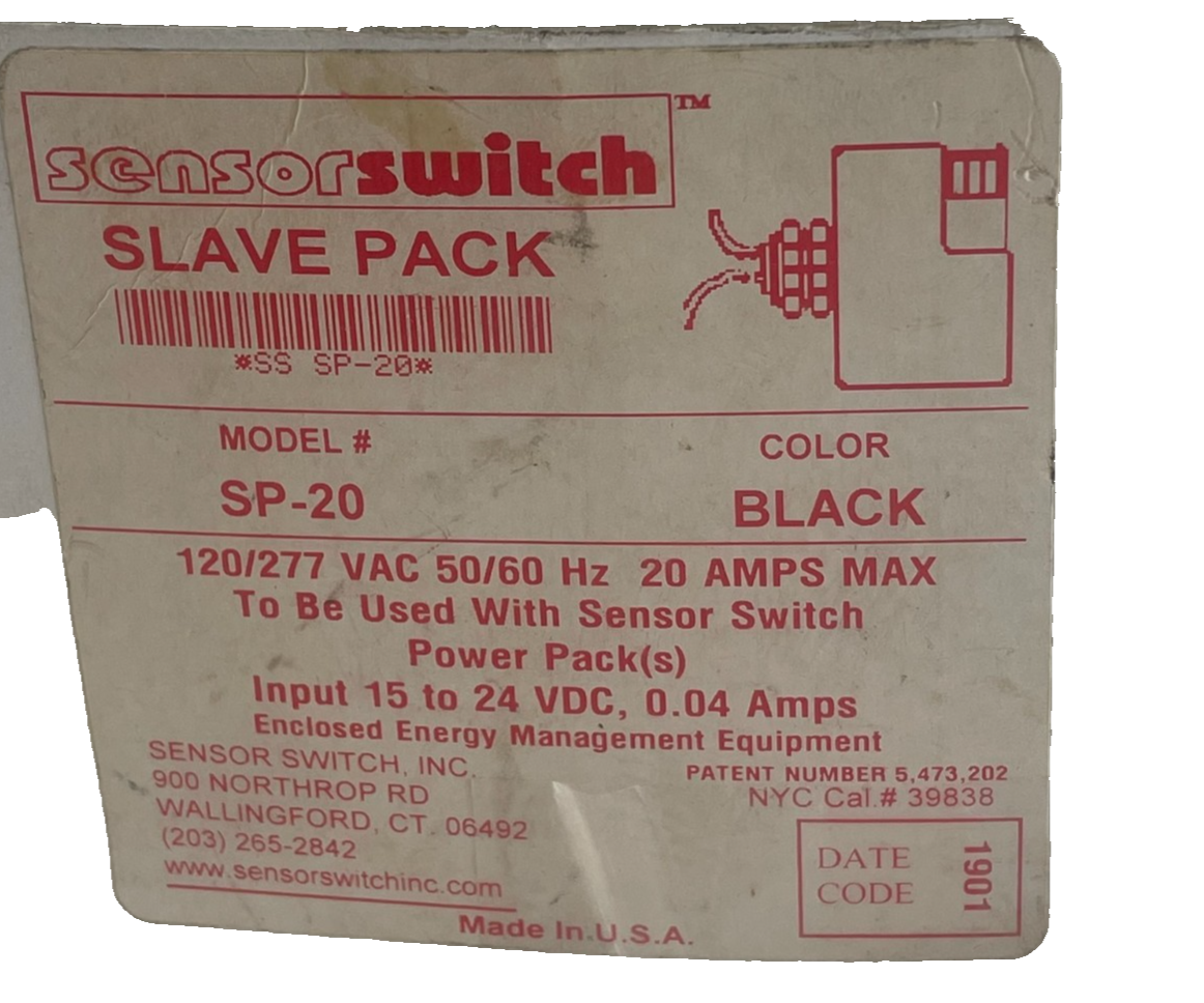 NEW SENSOR SWITCH SP-20 SLAVE POWER PACK SP20 - SB Industrial Supply, Inc.