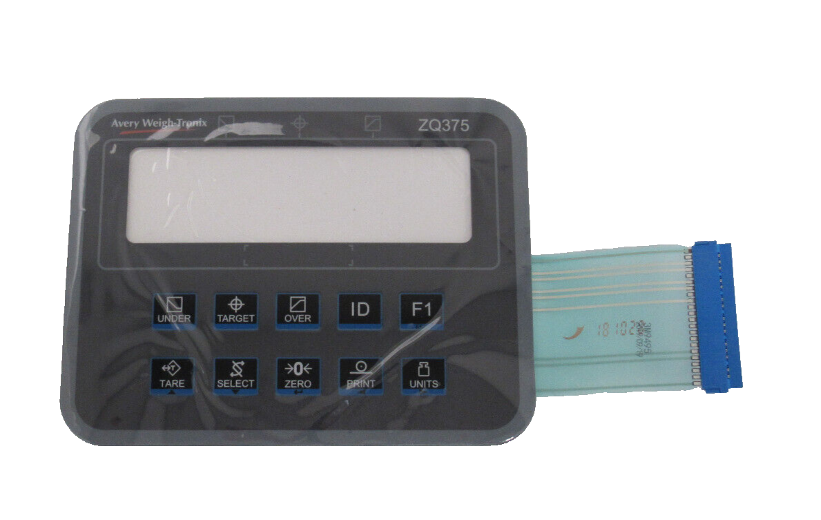 NEW WEIGH-TRONIX ZQ375 KEYPAD MEMBRANE AWT25-800084 - SB Industrial ...