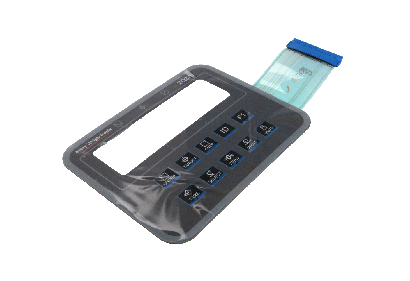 NEW WEIGH-TRONIX ZQ375 KEYPAD MEMBRANE AWT25-800084 - SB Industrial ...