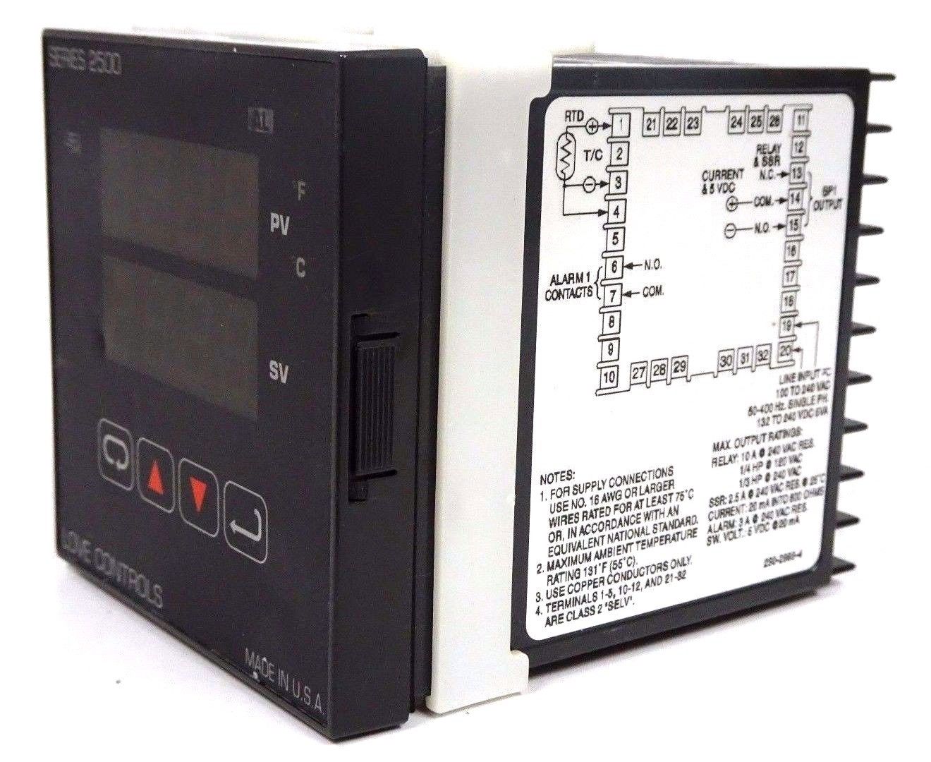 USED LOVE CONTROLS 25013 SERIES 2500 TEMPERATURE CONTROLLER - SB Industrial Supply, Inc.