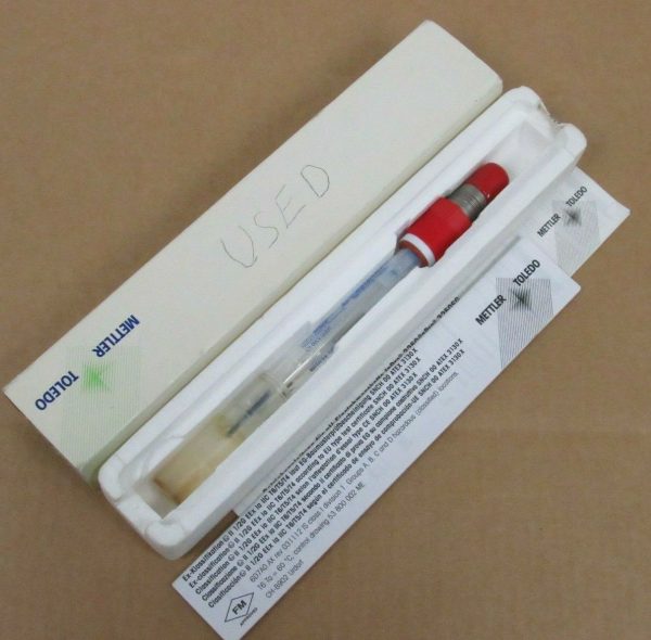 USED METTLER TOLEDO 52002559 INPRO3250SG/120/PT1000 PH SENSOR ...